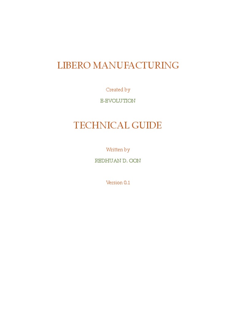 Libero MFG | PDF | Eclipse (Software) | Command Line Interface