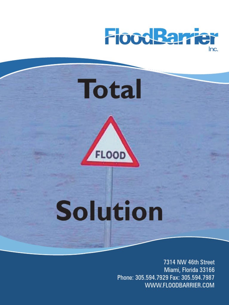 Flood Barrier Brochure | Flood | Galvanization
