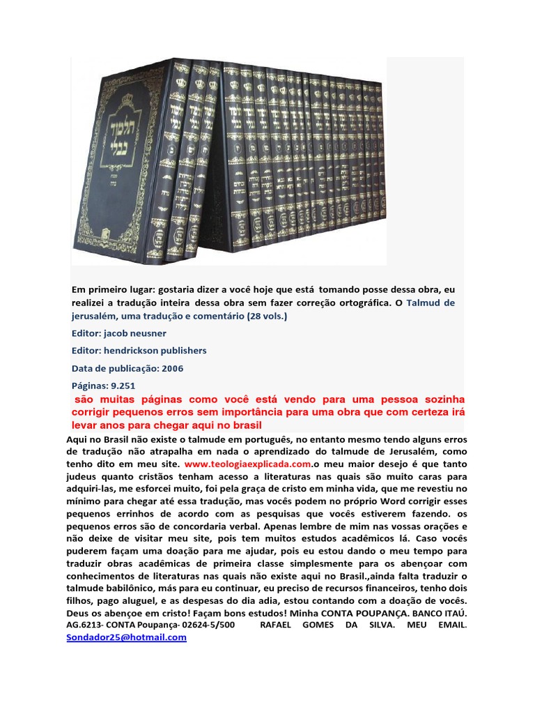 Conhecendo o Talmude - Leia Agora | PDF | Talmude | Judaísmo