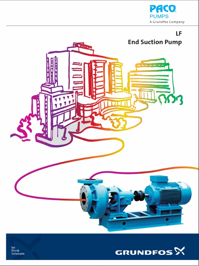 Grundfos-Paco Type End Suction Pump LF Brochure | PDF