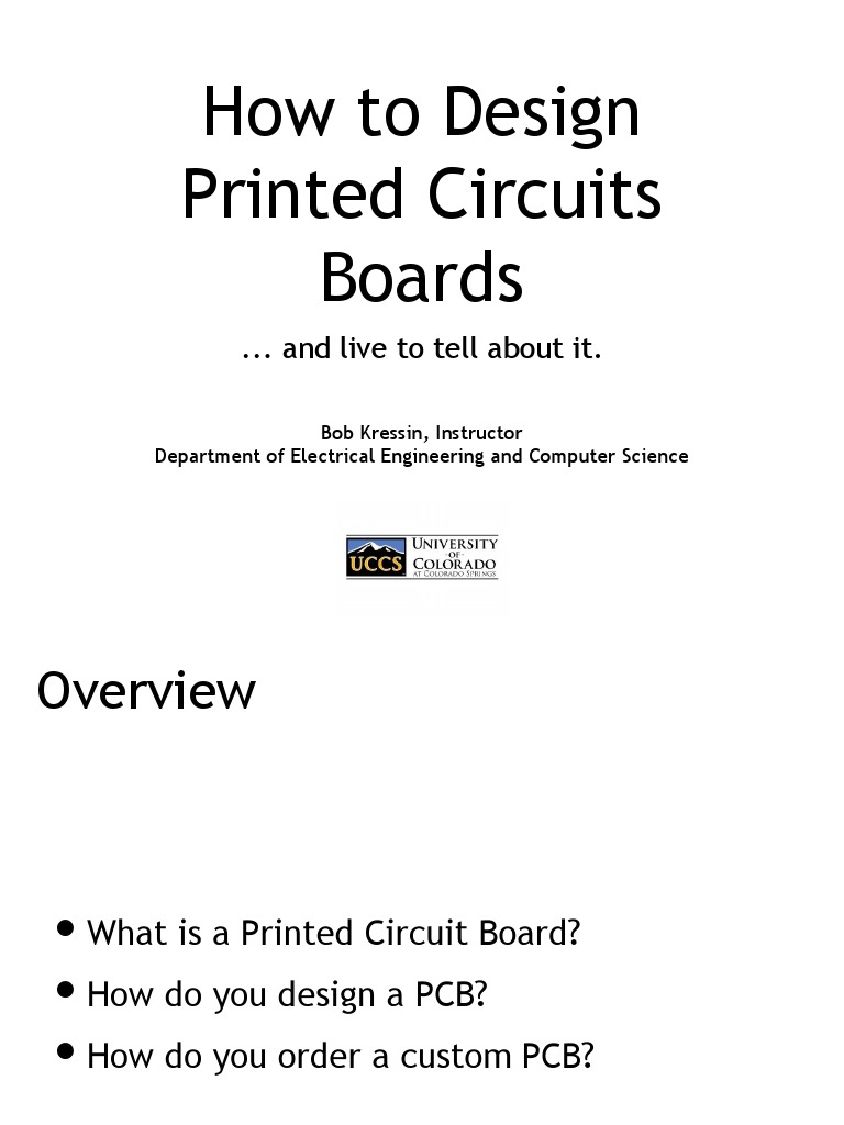 PCB Design Process | PDF | Printed Circuit Board | Computer Engineering