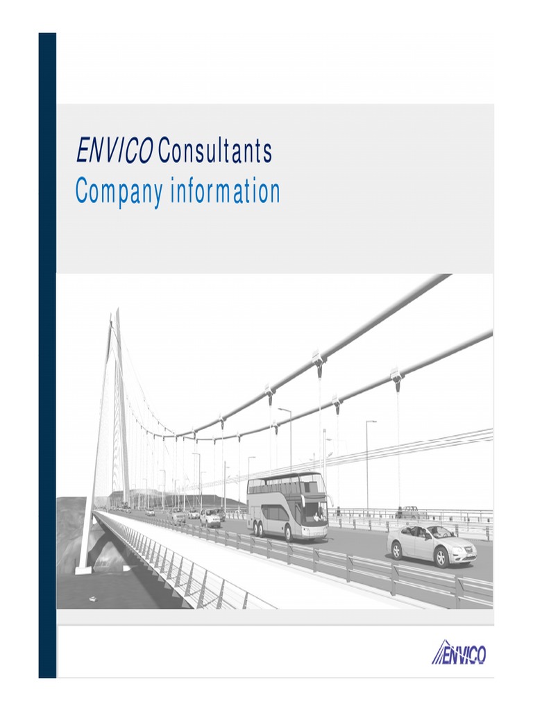 Bridge Engineering Experts: ENVICO | PDF | Bridge | Finite Element Method