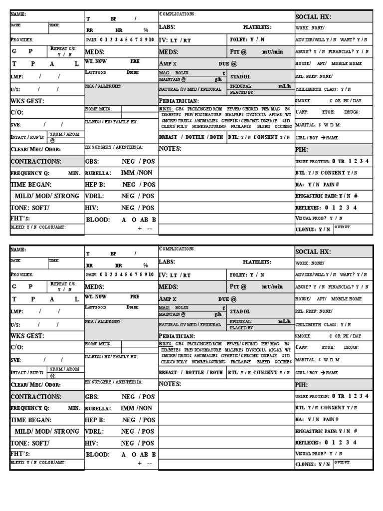 LDRP Report Sheet | PDF | Health Sciences | Medicine