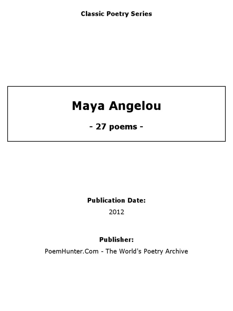 Maya Angelou | PDF