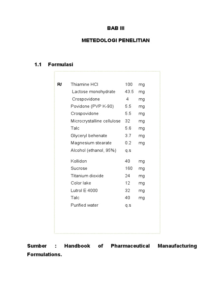 Formulas I | PDF | Cooking, Food & Wine