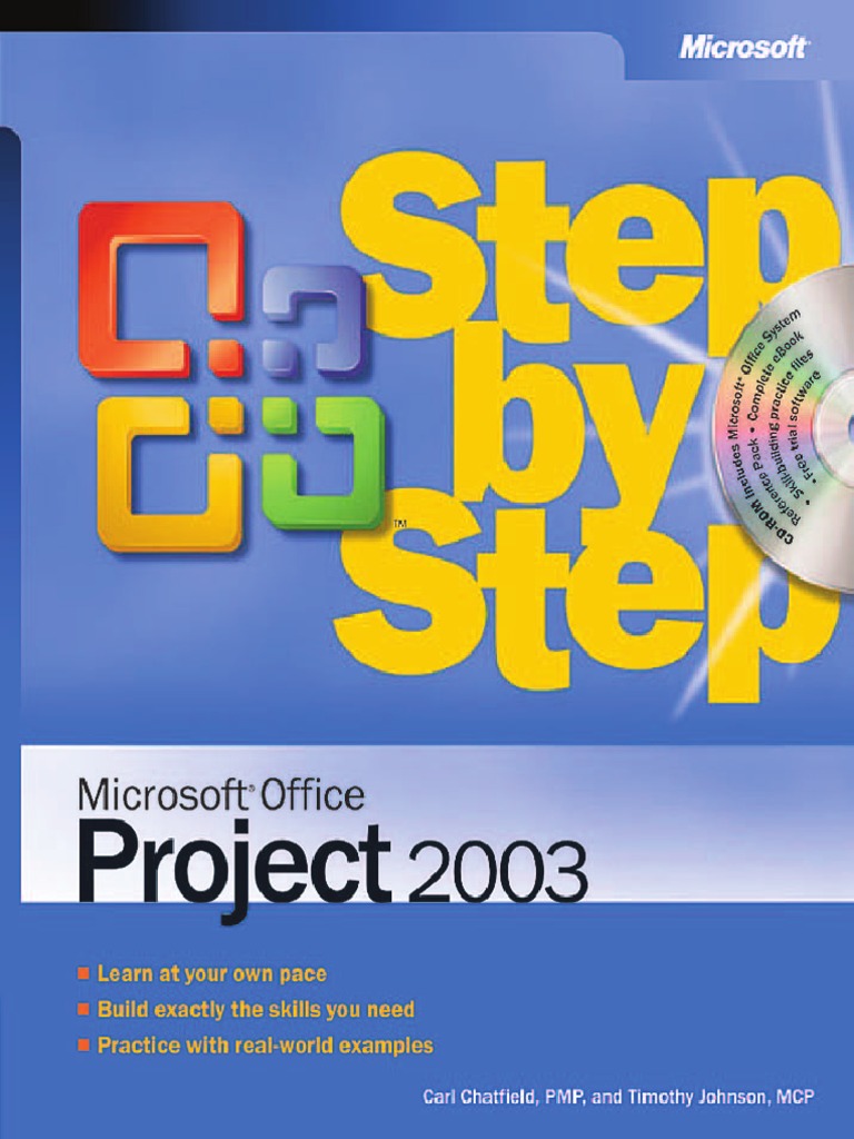 Microsoft Office Project 2003, Step-By-Step | PDF | System Software ...