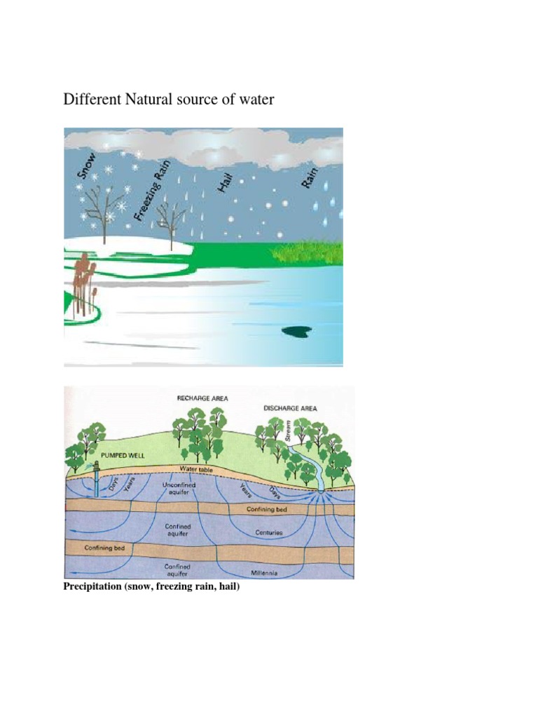 Different Natural Source of Water | PDF | Physical Geography | Hydrology