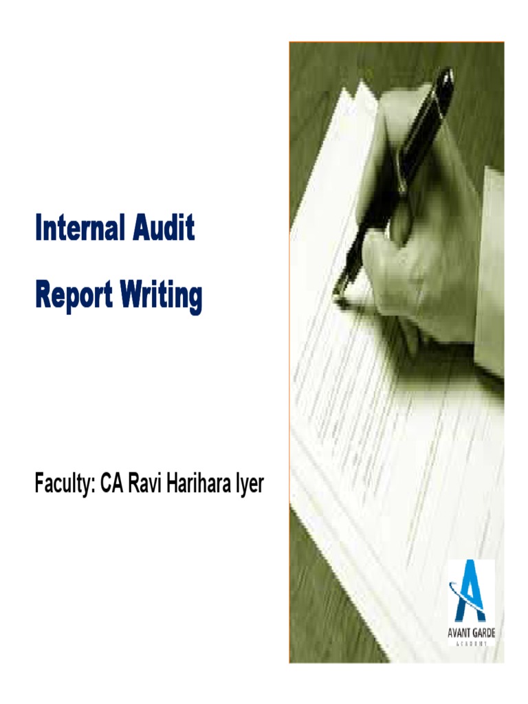 Internal Audit Reporting | PDF | Internal Audit | Auditor's Report
