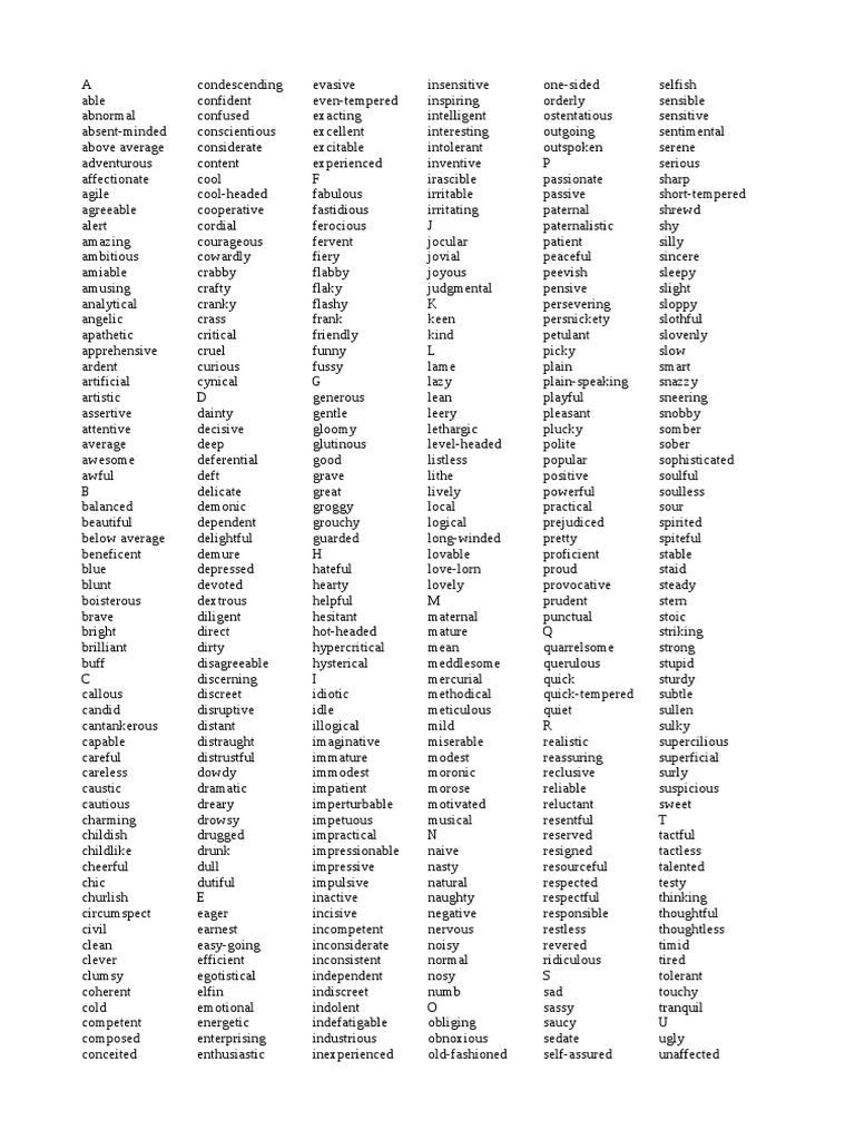 Virtues and Qualities | PDF | Courage | Personality Traits