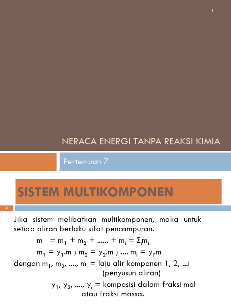 7.neraca Energi Tanpa Reaksi Kimia 3 | PDF | Metode & Bahan Ajar | Sains & Matematika