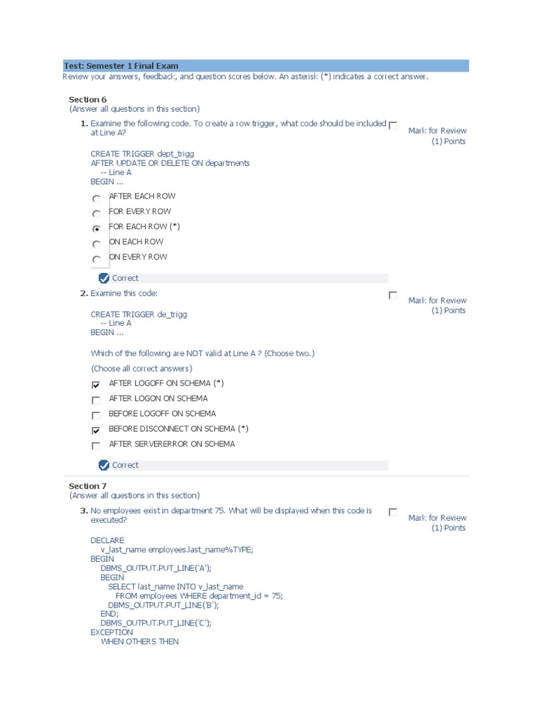 Test | PDF | Subroutine | Pl/Sql