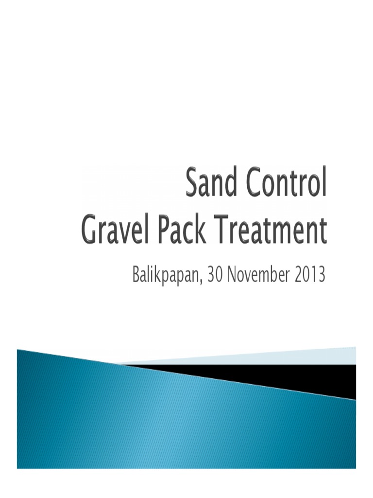 Sand Control | PDF