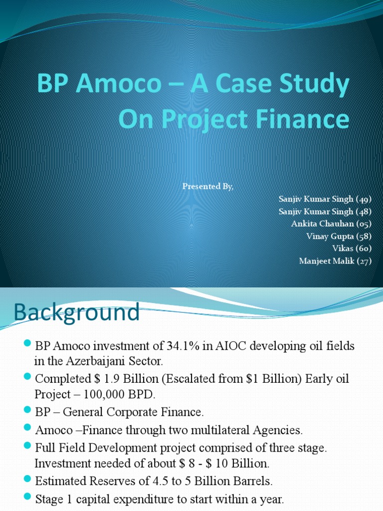 BP Amoco (B) | Bp | Azerbaijan