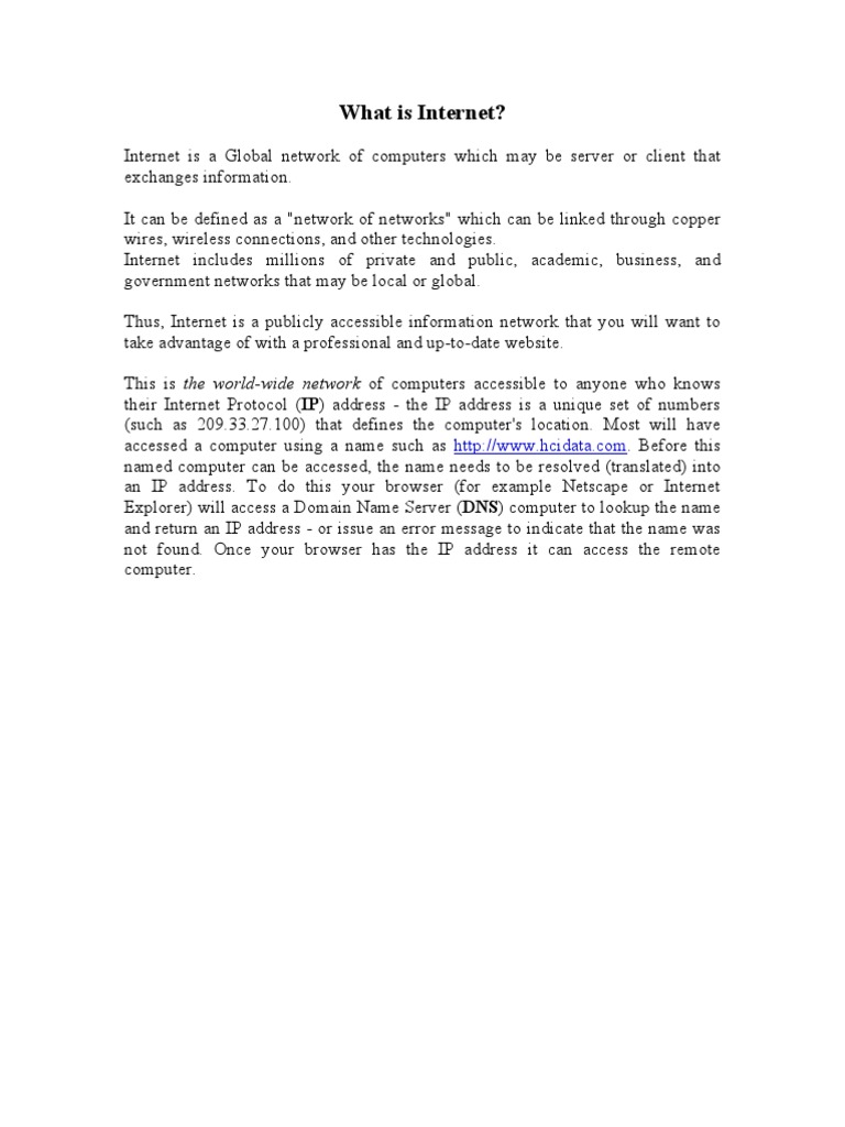 Internet Intranets And Extranets Pdf Internet Computer Network