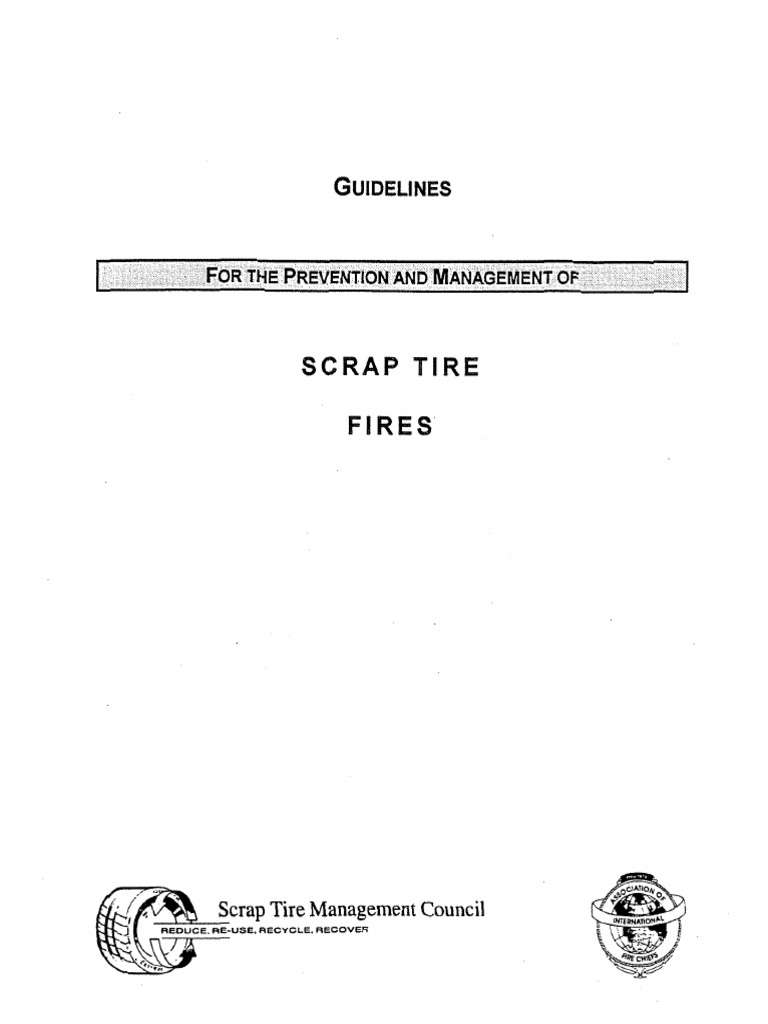 GEN-021 - Guidelines For The Prevention and Management of Scrap Tire ...