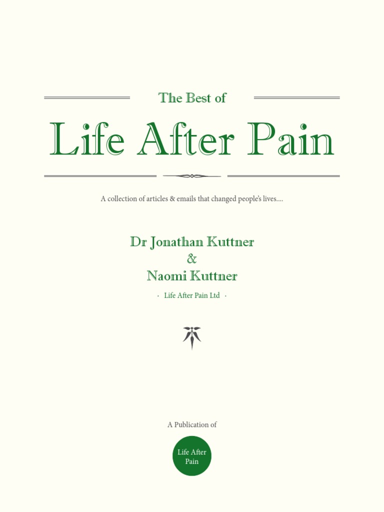 Jonathan Kuttner - Best of .. Life After Pain | PDF | Myofascial ...