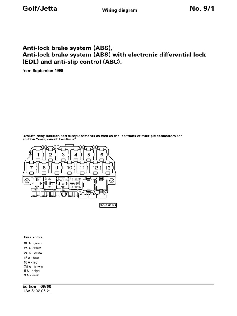 ABS Schema Electrica | PDF | Anti Lock Braking System | Vehicles