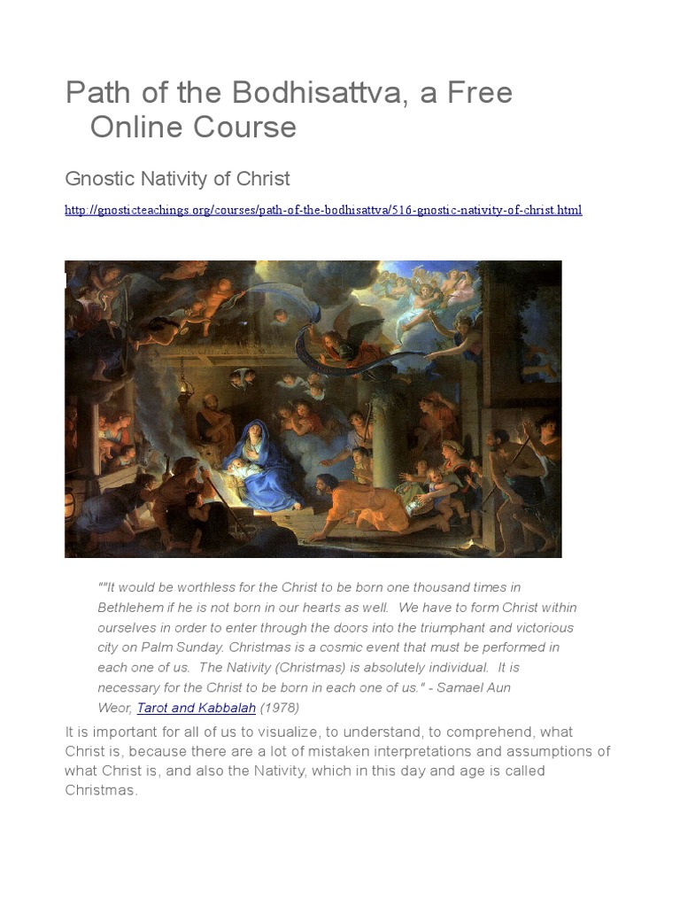 Gnostic Nativity of Christ - Tree of Life With Dimensions | PDF | Plane ...