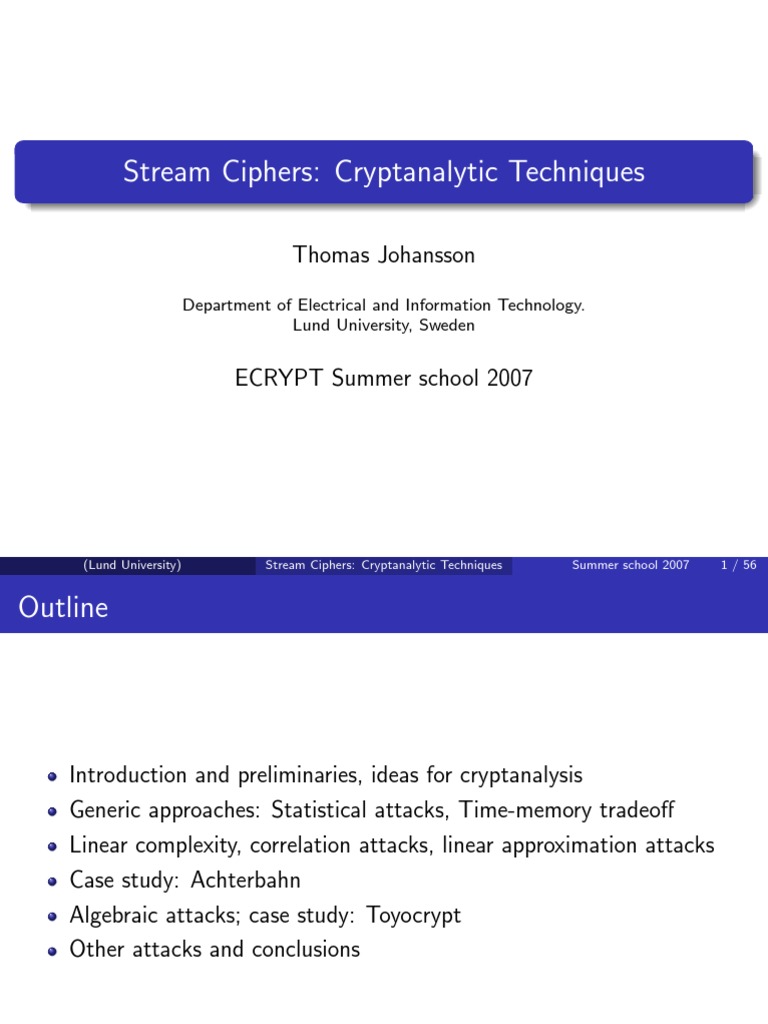 Cifru Flux | PDF | Cryptanalysis | Secure Communication