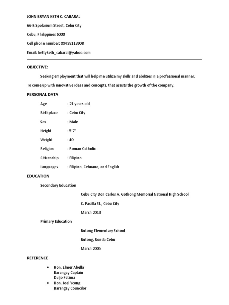 John Bryan Keth C | PDF | Sports & Recreation | Wellness
