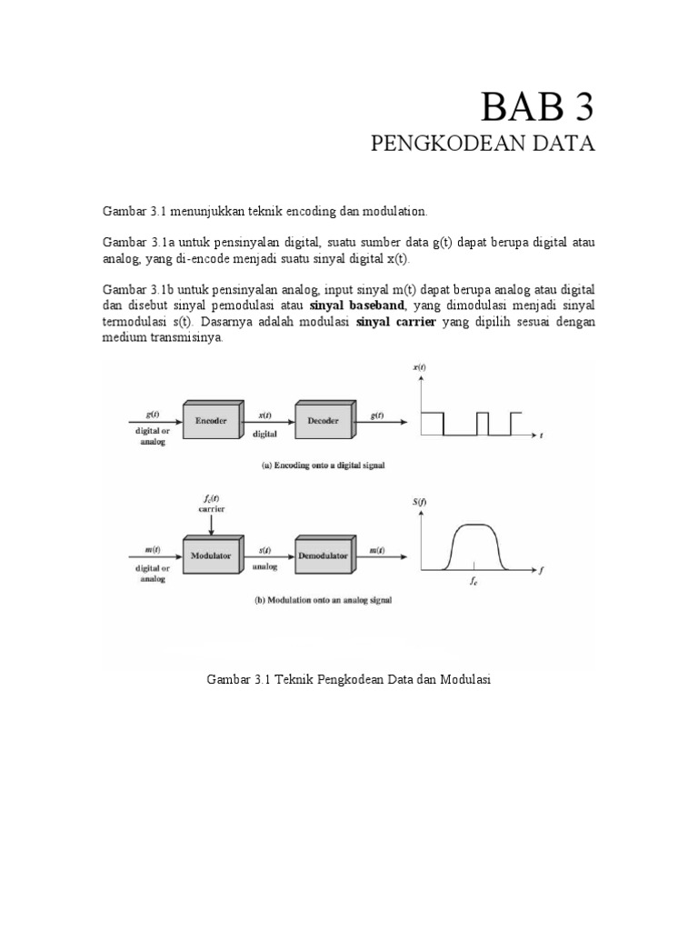 Bab 3 - Pengkodean Data | PDF | Komputer