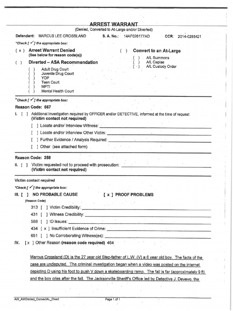 Arrest Warrant | PDF