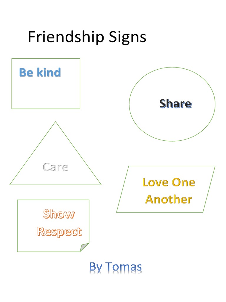 Friendship Signs | PDF