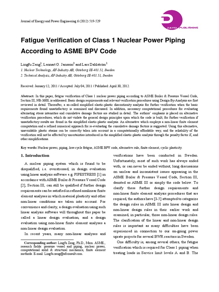 Class 1 Fatigue | Download Free PDF | Deformation (Engineering ...