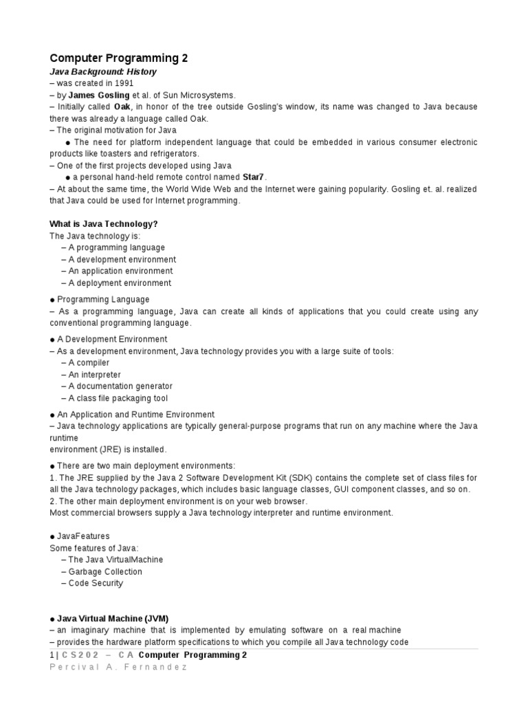 Cs202 - Compo2 - Part 1 - Lab | PDF