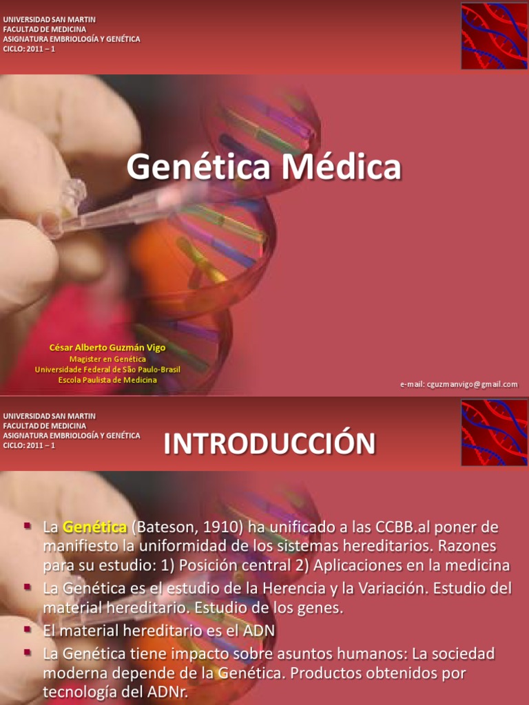 Genética Médica.pdf | Hibridación in situ | Herencia | Prueba gratuita ...
