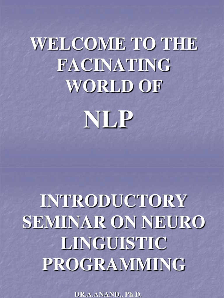 Nlp Introduction Pdf