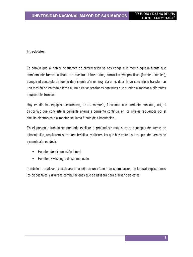 Diseño de Fuentes Conmutadas | PDF | Rectificador | Transformador