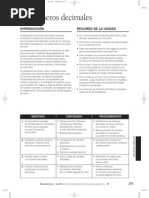 Los Números Decimales 5 To Grado | PDF | Decimal | Multiplicación