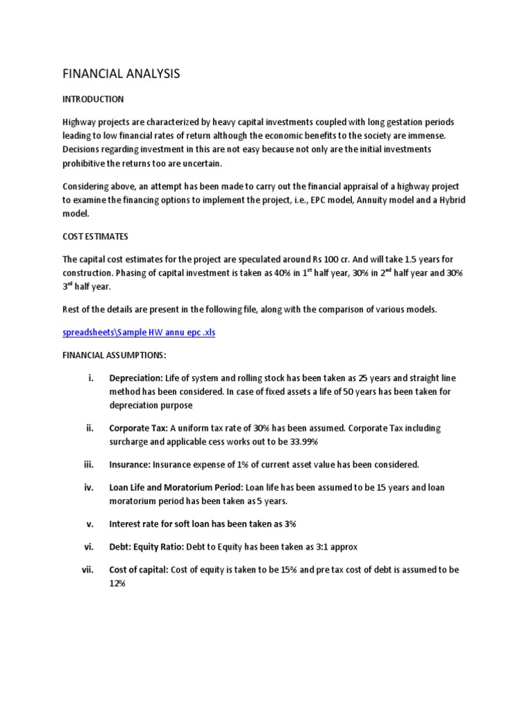Epc Vs Bot | PDF | Investing | Internal Rate Of Return