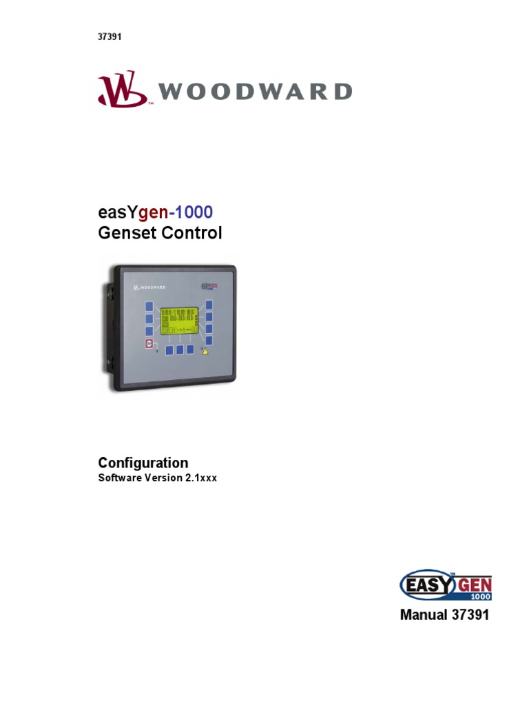 Woodward EasYgen Configuration Manual - CO LOGIC | PDF | Relay ...