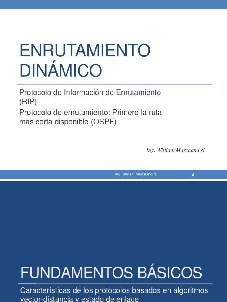 Enrutamiento Dinamico RIP OSPF WMN 2014 | PDF | Enrutador (Computación) | Enrutamiento