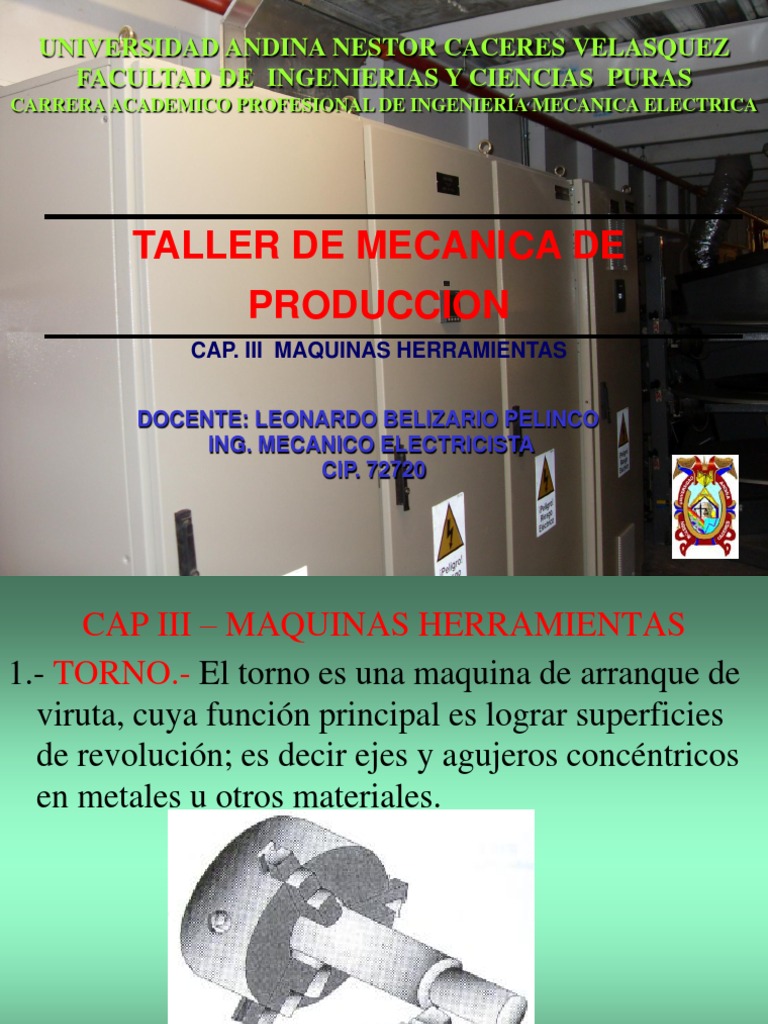 Taller De Mecanica Maquinas Herramientas Pdf Herramientas Engranaje