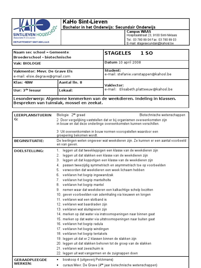 Les Weekdieren | PDF