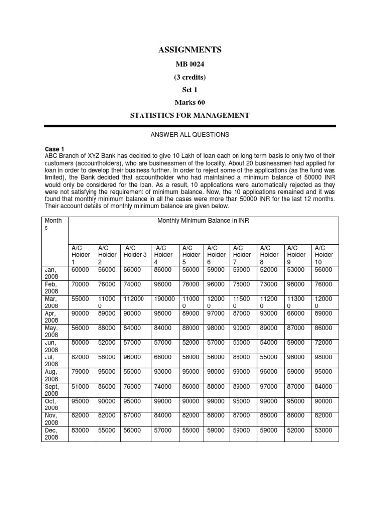 Statistics For Management | PDF