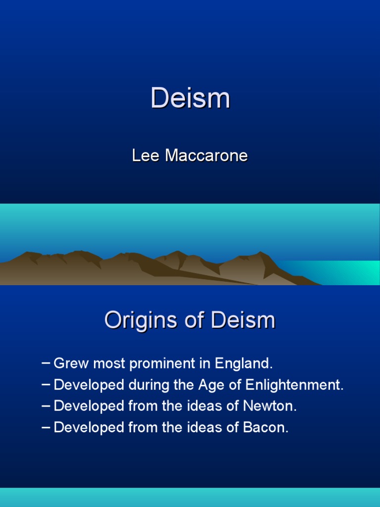 Deism