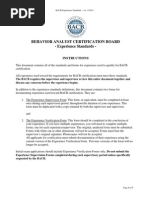 BACB Monthly Fieldwork Verification Form Individual 240201 A | PDF