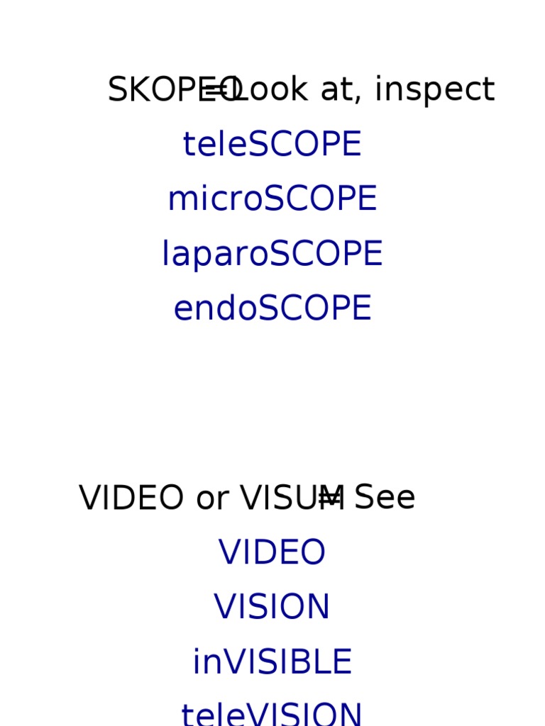 Understanding Scope Terminology | PDF