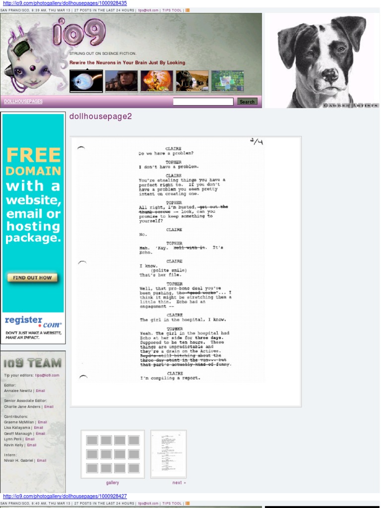Doll House Script Pages | PDF