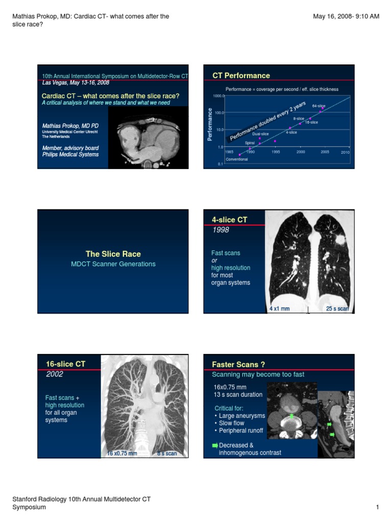 0910 Prokop Cardiac CT | PDF | Ct Scan | Multidimensional Signal Processing