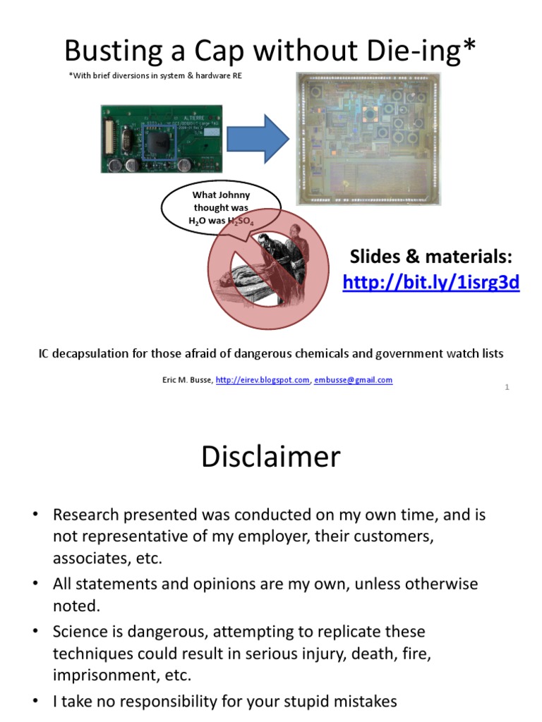 IC Decapsulation Guide: Safe Techniques | PDF | Integrated Circuit ...