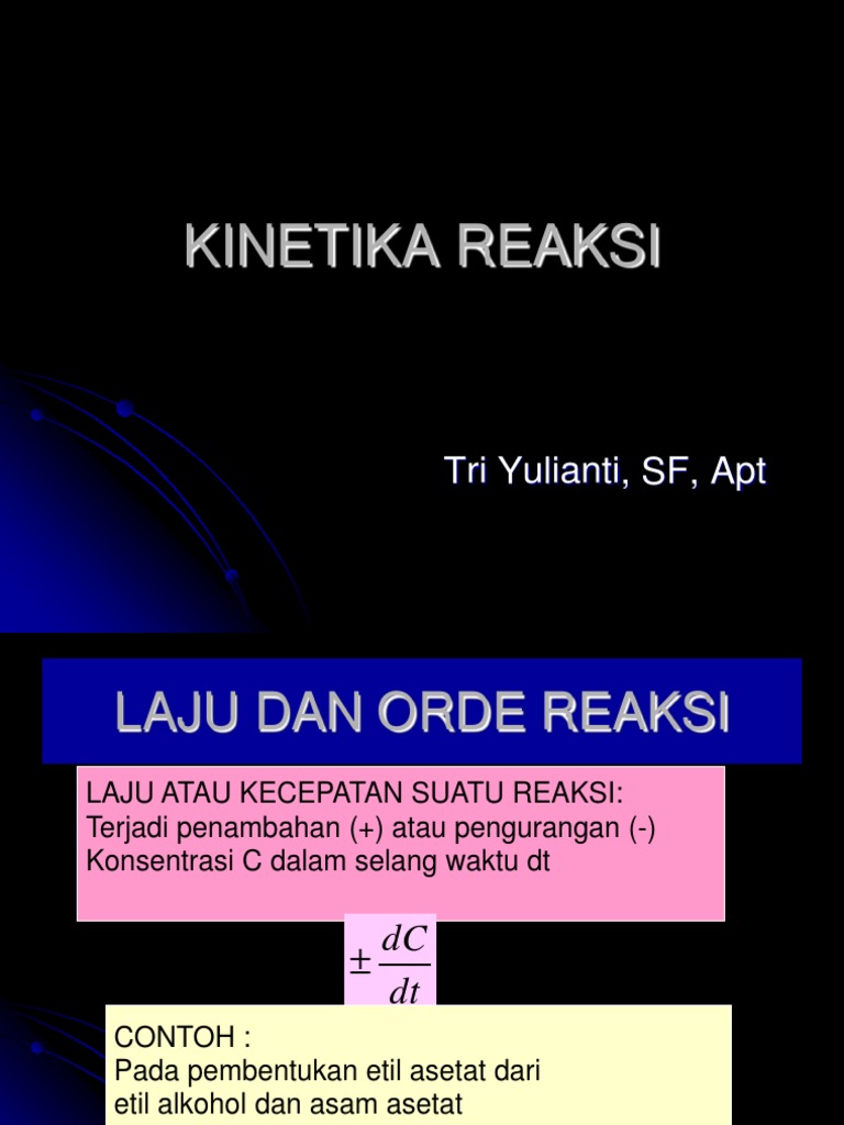 Kinetika Reaksi | PDF