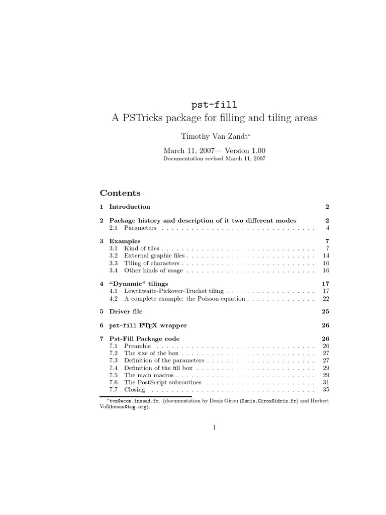 PST Fill | PDF | Te X | Parameter (Computer Programming)