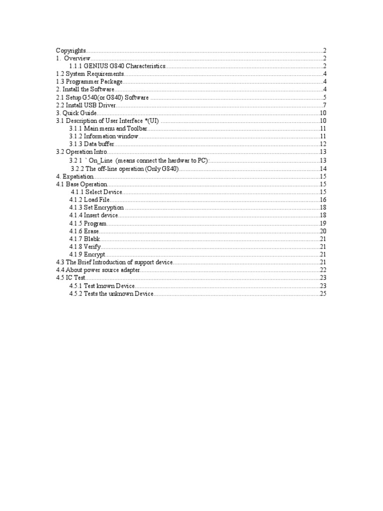 G540 - 840 Manual | PDF | Personal Computers | Microcontroller