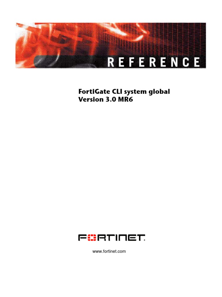 Instructions - Fortigate Cli Reference Mr6 | PDF | Port (Computer Networking) | Radius