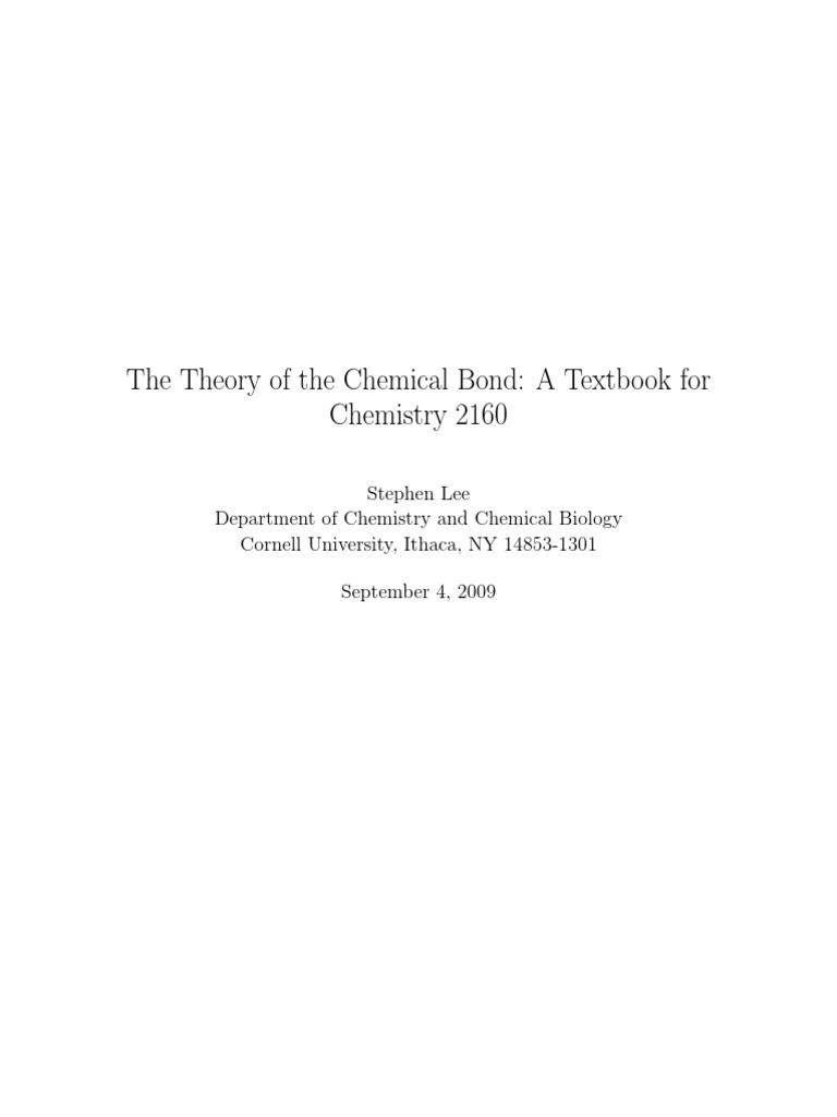 Chemistry Textbook | PDF | Atomic Orbital | Boson